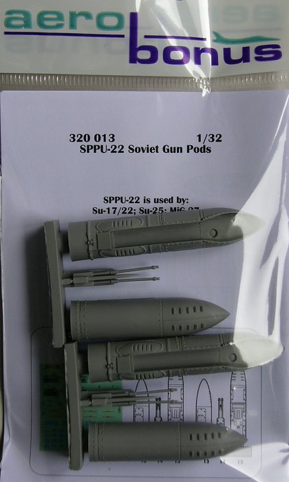 MODELIMEX Online Shop | 1/32 SPPU-22 Soviet gun pods | your favourite ...