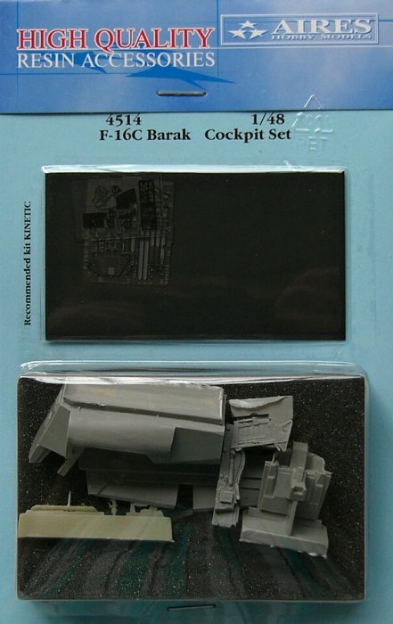 MODELIMEX Online Shop | 1/48 F-16C Barak block 40 cockpit set (KIN ...