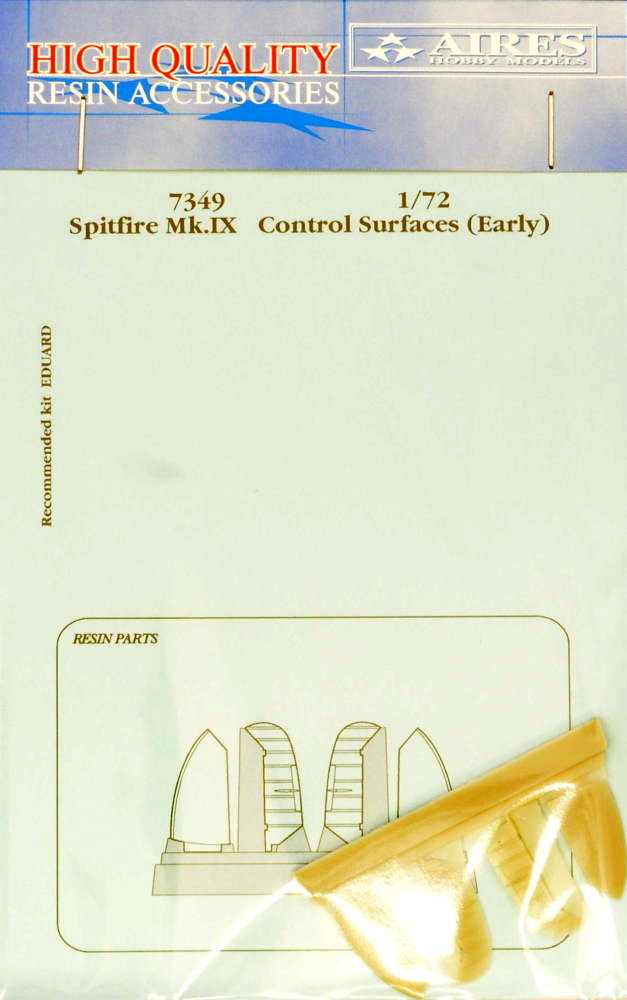 MODELIMEX Online Shop | 1/72 Spitfire Mk.IX control surfaces - early ...