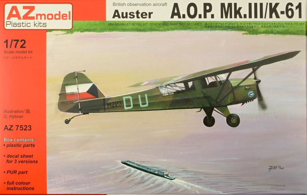 MODELIMEX Online Shop | 1/72 Auster A.O.P. Mk.III/K-61 (CZ, RAAF ...