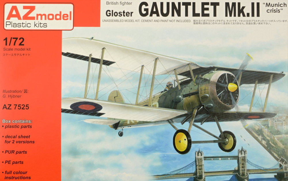 MODELIMEX Online Shop | 1/72 Gloster Gauntlet Mk.II 'Munich crisis ...