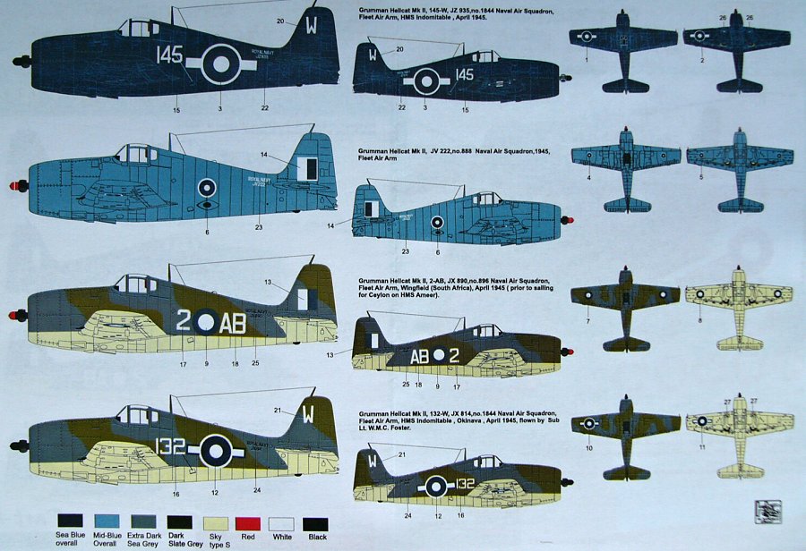 MODELIMEX Online Shop | 1/72 Decals Hellcat Mk.I/II Fleet Air Arm ...
