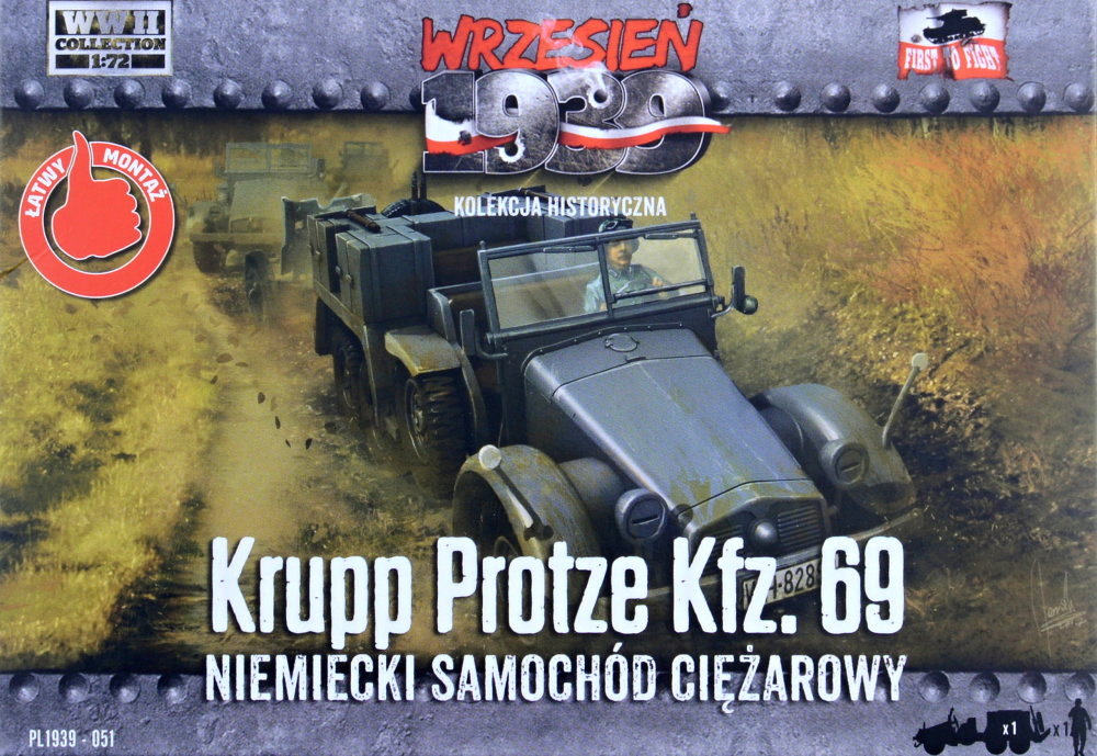 MODELIMEX Online Shop | 1/72 Krupp Protze Kfz.69 German truck | your ...