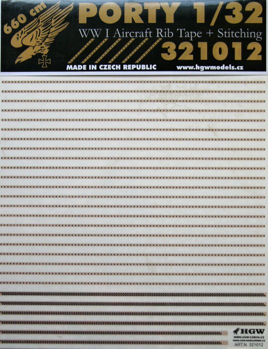 MODELIMEX Online Shop | 1/32 Aircraft Rib Tape WWI + Stitching 660 cm ...