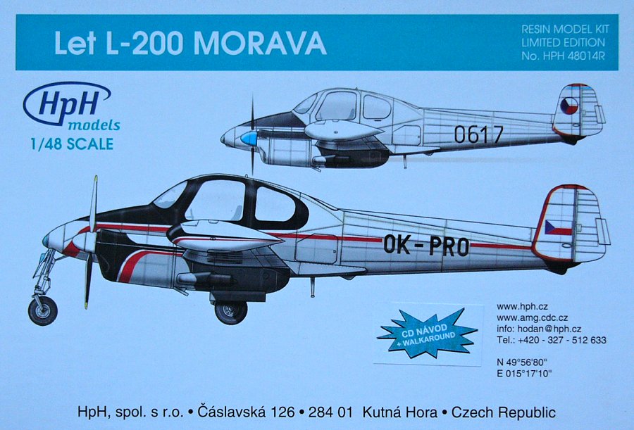 MODELIMEX Online Shop | 1/48 Let L-200 MORAVA (incl. CD walkaround ...