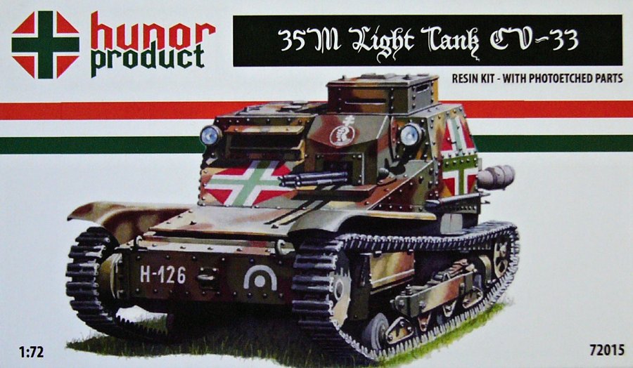 MODELIMEX Online Shop | 1/72 35M CV-33 Light Tank (resin model) | your ...