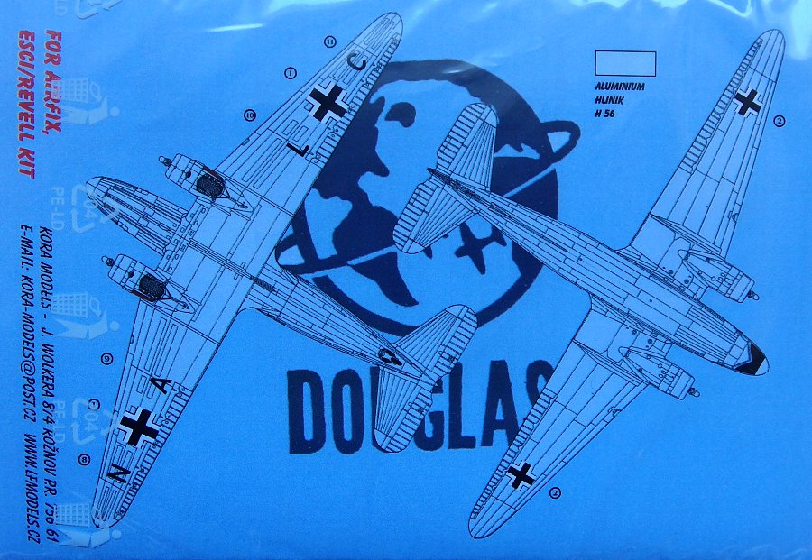 MODELIMEX Online Shop | 1/72 Decals Douglas DC-3 Luftwaffe (ESCI/REV ...
