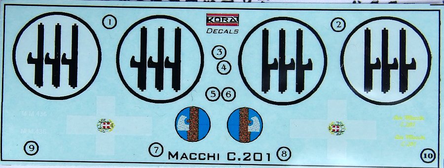 MODELIMEX Online Shop | 1/72 Macchi MC.201 Italian Fighter (resin kit ...