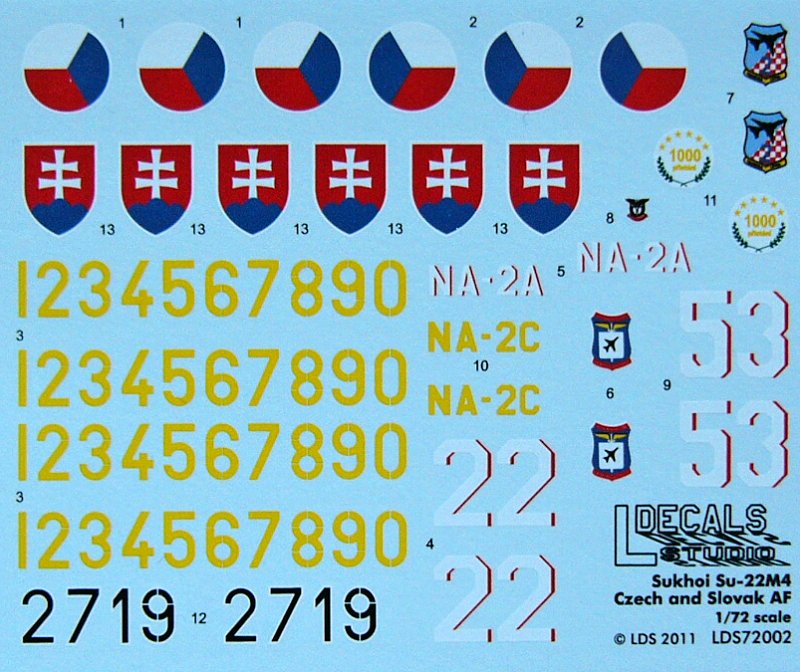 MODELIMEX Online Shop | 1/72 Decals Sukhoi Su-22M4 Last Flight (4x camo ...