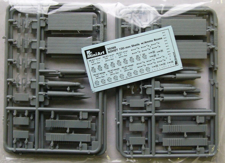 MODELIMEX Online Shop | 1/35 Soviet 100mm shells with ammo boxes | your ...