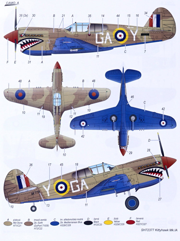 MODELIMEX Online Shop | 1/72 Kittyhawk Mk.IA (RAF, RAAF, RCAF) | your ...