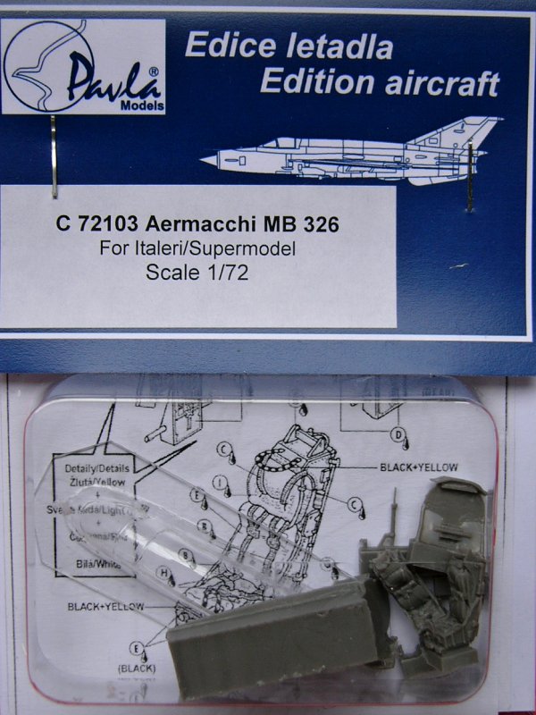 MODELIMEX Online Shop | 1/72 Aermacchi MB 326 Cockpit Set (ITAL) | your ...