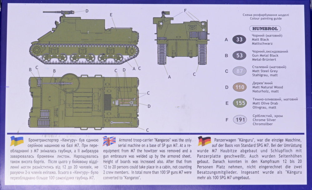 MODELIMEX Online Shop | 1/72 M7 KANGAROO Armored Troop Carrier | your ...