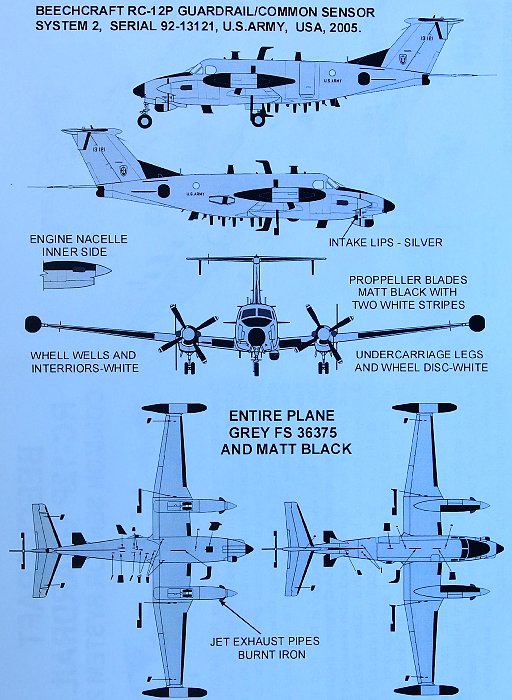 MODELIMEX Online Shop | 1/72 RC-12P GUARDRAIL Common Sensor System 2 ...