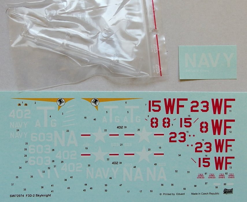 MODELIMEX Online Shop | 1/72 F3D-2 Skyknight (5 decal versions) | your ...