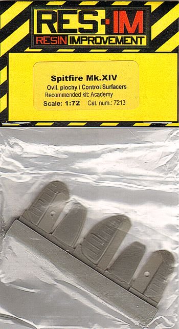MODELIMEX Online Shop | 1/72 Spitfire Mk.XIV - Control surfaces (ACAD ...