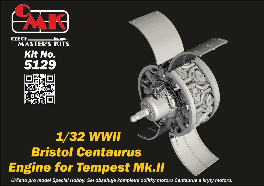 MODELIMEX Online Shop | 1/32 Bristol Centaurus - Engine for Tempest Mk ...