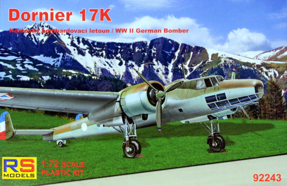 MODELIMEX Online Shop | 1/72 Dornier Do 17K German WWII Bomber (4x camo ...