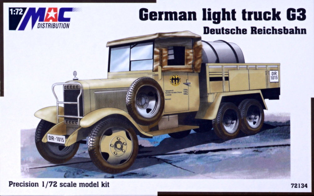 MODELIMEX Online Shop | 1/72 German Light Truck G3 Deutsche Reichsbahn ...
