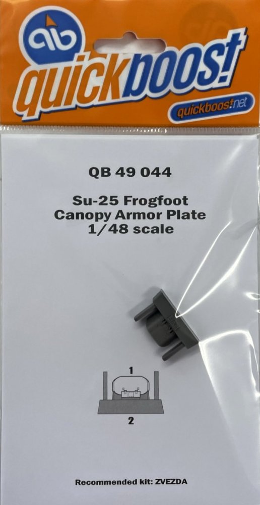 MODELIMEX Online Shop | 1/48 Su-25 Frogfoot canopy armor plate (ZVE ...