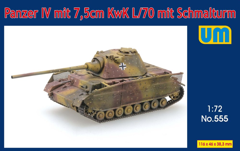 MODELIMEX Online Shop | 1/72 Panzer IV with 7,5cm KwK L/70 Schmaltrum ...